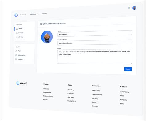 wave saas starter kit