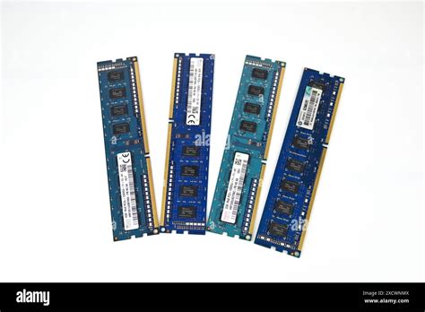 Computer RAM Dynamic Random Access Memory Wales UK June Stock Photo Alamy