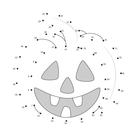 Halloween Connect The Dots 15 Free Pdf Printables Printablee