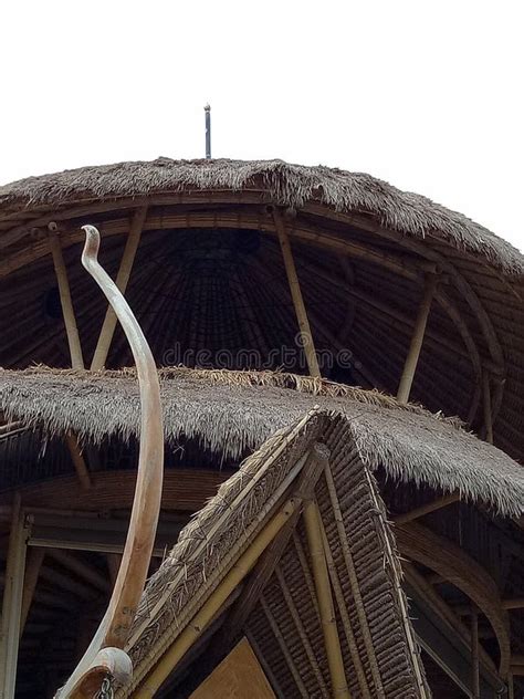Traditional Bamboo Architecture In Bali Stock Image Image Of Time Ceiling 320547063