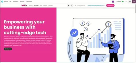 Odoo Developer Portfolio Custom Erp Solutions Sameer Ahmad Posted On