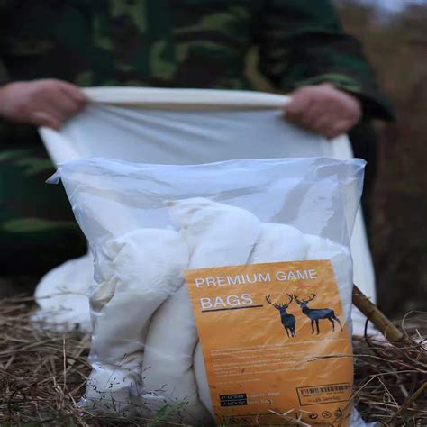 Hunting Deer Goat Antelope Game Bag 4pcs 48 Inch Quarter Roll Reusable