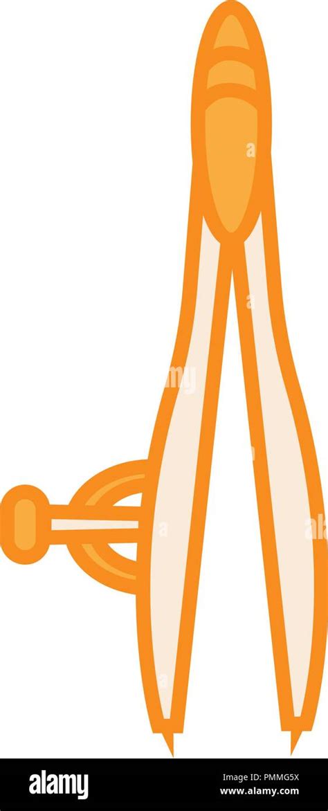 Linear Colorful Geometry Compasses Vector Icon Stock Vector Image And Art