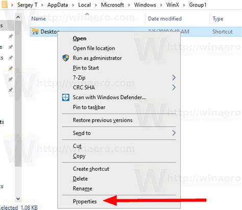 Rename Winx Menu Shortcuts In Windows 10