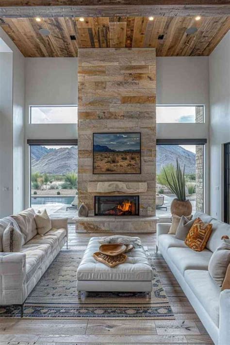Accent Wall Ideas With Fireplace