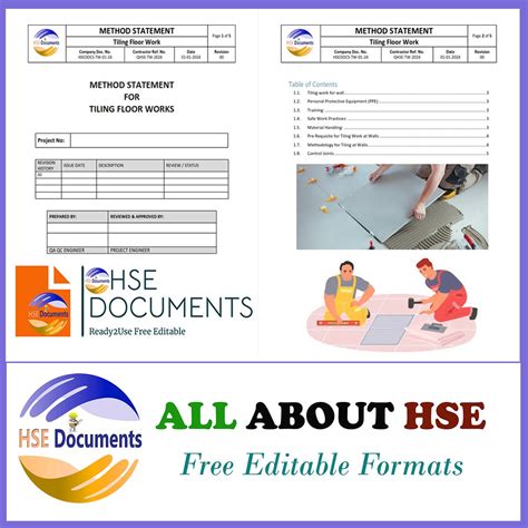 Asad Arshad On Linkedin Hse Documents Method Statement For Tiling Floor
