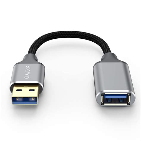 Clavoop Short Usb Extension Cable 6 Inch Usb A 30
