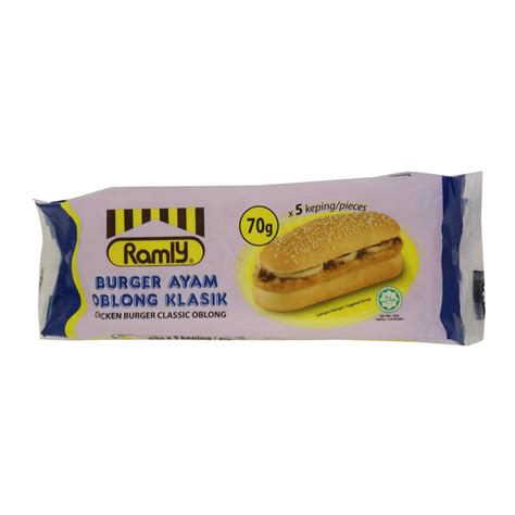 Ramly Chicken Burger Classic Oblong Myaeon2go