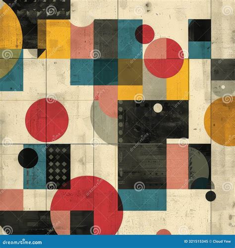 Geometric Designs Creating Structured Layout Patterns On A Modern