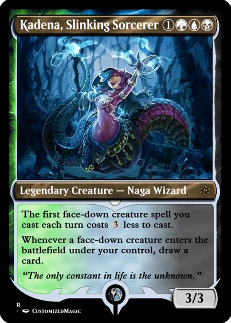 Kadena Slinking Sorcerer Magic The Gathering Proxy Cards