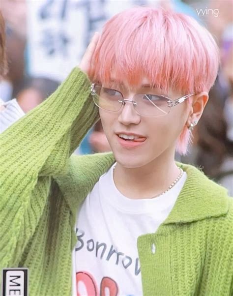 Riwoo At Kbs Building For Music Bank Promotion 240426 In 2024 Pink