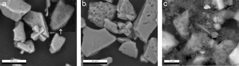 Sem Bse Image Of A The Complete Altered Glass Powder After 385 Days Download Scientific
