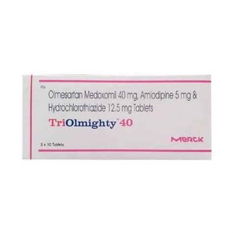 Olmesartan Medoxomil Amlodipine And Hydrochlorothiazide Tablets At Rs 120strip Nagpur Id