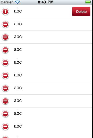 Iphone Customizing Edit Button In UITableview Stack Overflow