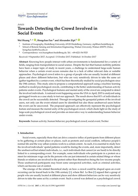 pdf towards detecting the crowd involved in social events