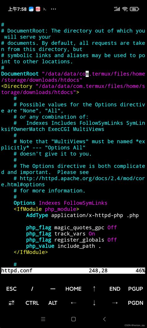 termux中apache php的安装 termux php csdn博客