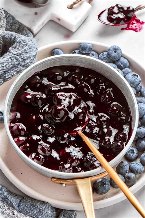 Blueberry Sauce Quick And Easy 5 Ingredients