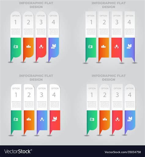 Business Data Visualization Process Chart Vector Image