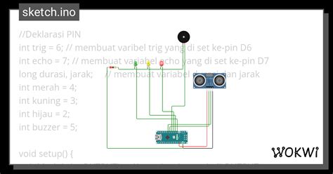 Sensor Parkir Copy Wokwi Esp32 Stm32 Arduino Simulator