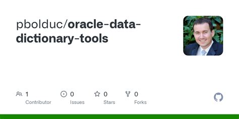 Github Pbolducoracle Data Dictionary Tools