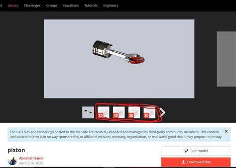 How Can I Show The Image Of The File With The Extension Of Solid Work Grabcad Questions