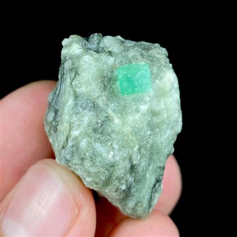 Emerald Specimen On Matrix Pakistan Mineral Specimen 23 Grams