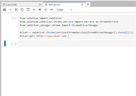가상환경 Jupyter Lab을 이용해 Selenium 세팅하기 Python