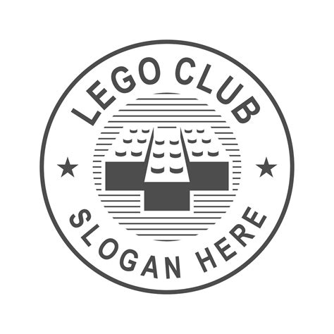 Lego Game Template Logo Design 29139593 Vector Art At Vecteezy