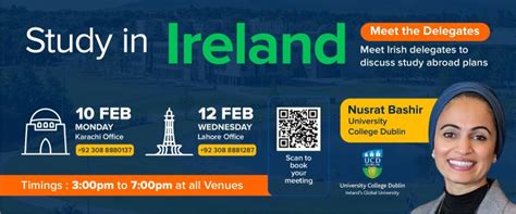 Meet Nusrat Bashir Of University College Dublin Ireland In Ireland Education Office Karachi And