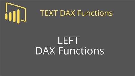 DAX LEFT Function Power Bi String Function Power BI Docs