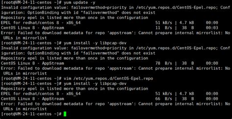 【问题】centos8 0安装包失败 nanhe7 博客园