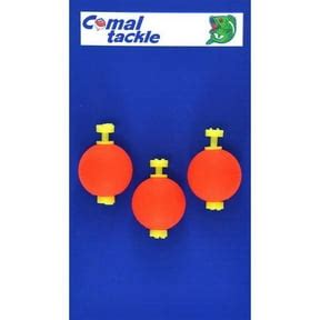 Comal 3pk Pear Spring Stick Float Redwhite