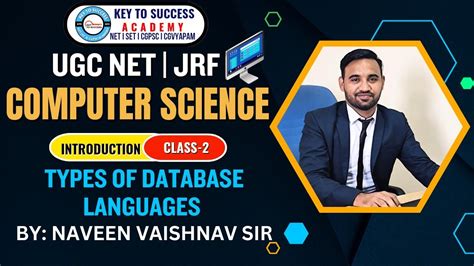 types of database languages demo class 2 youtube