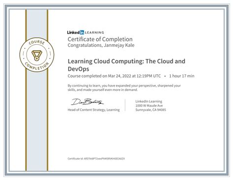 Janmejay Kale On Linkedin Certificate Of Completion