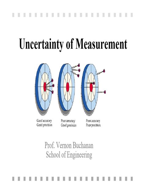 Lecture Uncertainty Of Measurement Pdf Uncertainty Measurement