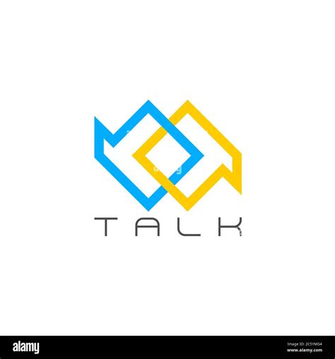 Symbol Vector Of Linked Talk Bubble Frame Design Stock Vector Image And Art Alamy