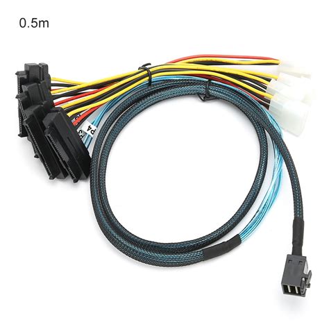 Hard Disk Adapter Cable Computer Accessory Server Mini SAS Cord SFF 8643 To SFF 8482 Walmart Com