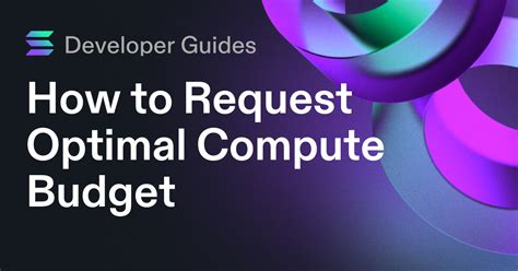 How To Request Optimal Compute Budget Solana