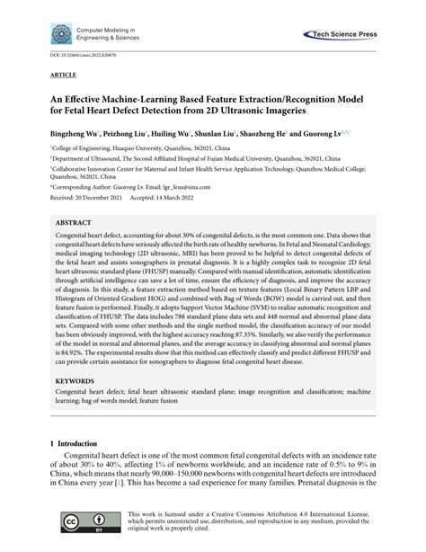pdf an effective machine learning based feature extraction