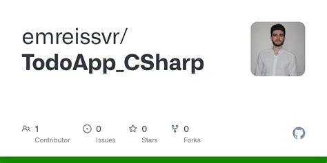 Github Emreissvrtodoappcsharp