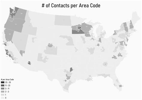 How To Map Your Phone Contacts By Area Code Pretty Neat World
