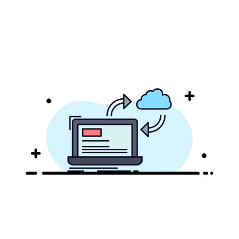 Sync Processing Data Dashboard Arrows Flat Color Icon Vector 14426330