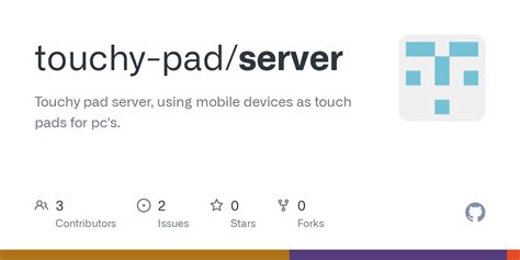 GitHub Touchy Pad Server Touchy Pad Server Using Mobile Devices As Touch Pads For Pc S