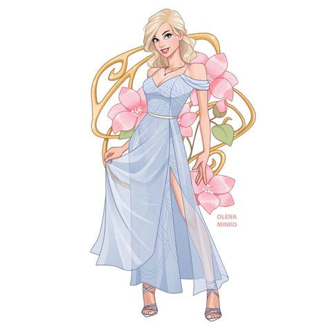 Artstation Beauty Olena Minko Disney Princess Fashion Disney Princess Art Disney Minimalist