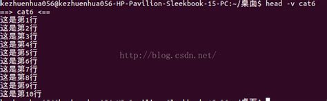 linux下的常用命令（4 head） linux中head命令 csdn博客