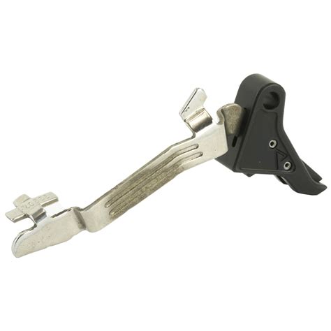Agency Arms Black Drop In Flat Pistol Trigger W Connector For Glock 42 DIT 42 B Black Wolf Supply
