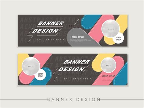 Graphic Design Banner Template Vectors And Illustrations For Free Download
