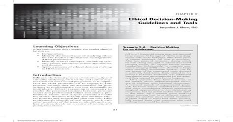 Pdf Ethical Decision