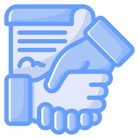 Contract Generic Blue Icon Contract Generic Blue Icon
