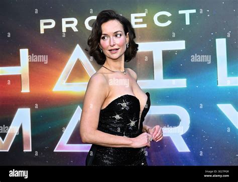 Milana Vayntrub Attends The Premiere Of Project Hail Mary At Lincoln